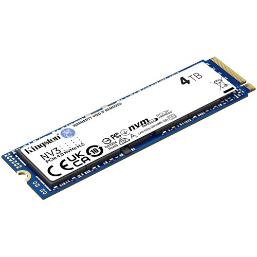 Kingston 4TB NV3 PCIe 4.0 NVMe M.2 SSD | SNV3S/4000G