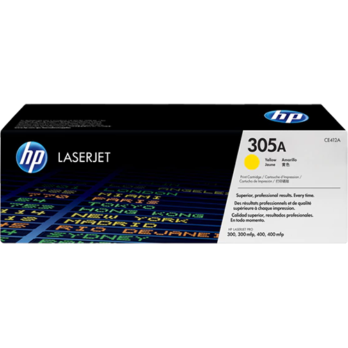 HP HP 305A Yellow LaserJet Toner Cartridge | CE412A