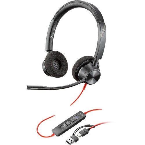 HP Poly Blackwire 3320 Stereo Microsoft Teams USB-C slušalice | 8X220AA