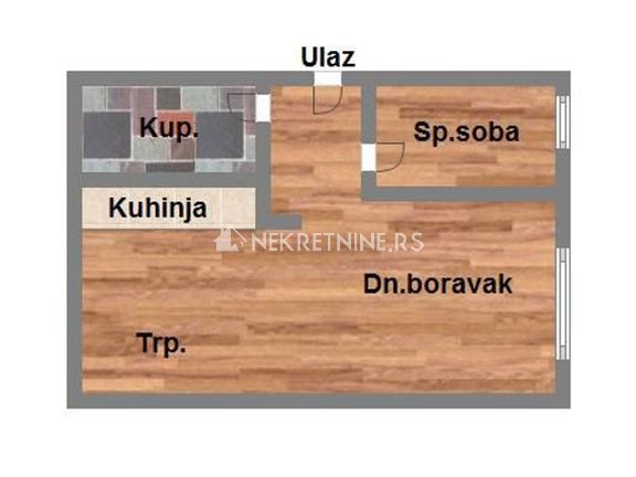 Dvosoban stan u izgradnji na Petrovaradinu-Karagača-47m2