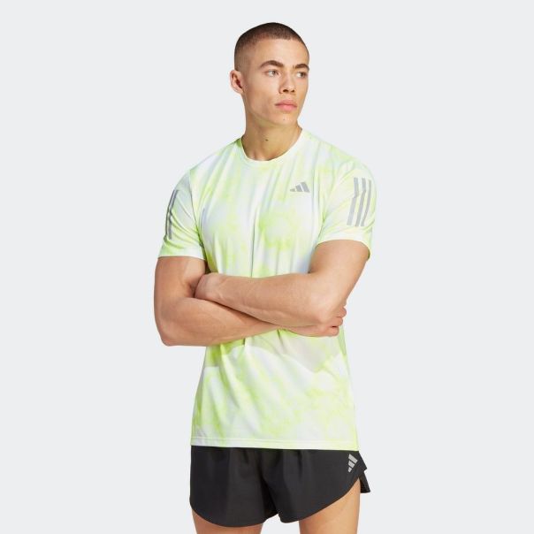 ADIDAS Majica kratak rukav own the run allover print tee M