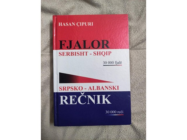 Fjalor serbisht-shqip,Hasan Çipuri,srpsko-albanski rečn