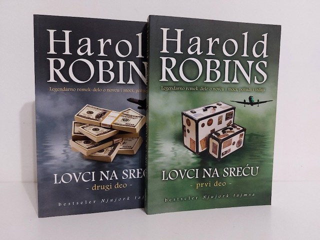 Lovci na sreću 1 i 2 - Harold Robins NOVO