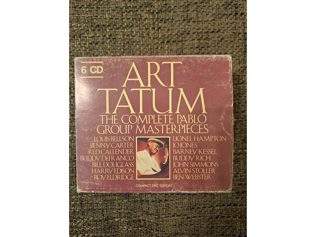 ART TATUM -The complete Pablo group masterpices,  6 cd