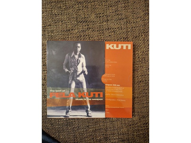 THE BEST OF FELA KLUTI-  music is the weapon, 2 CD+DVD