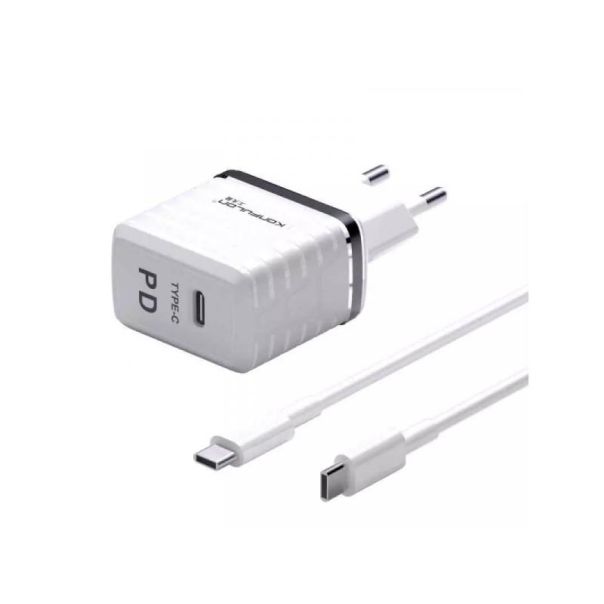 KONFULON Kućni punjač sa USB C na USB C kablom 20W C32D+DC15