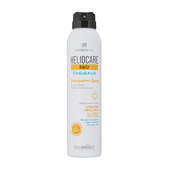 Heliocare 360 Pediatrics transparent sprej SPF 50+ 200ml