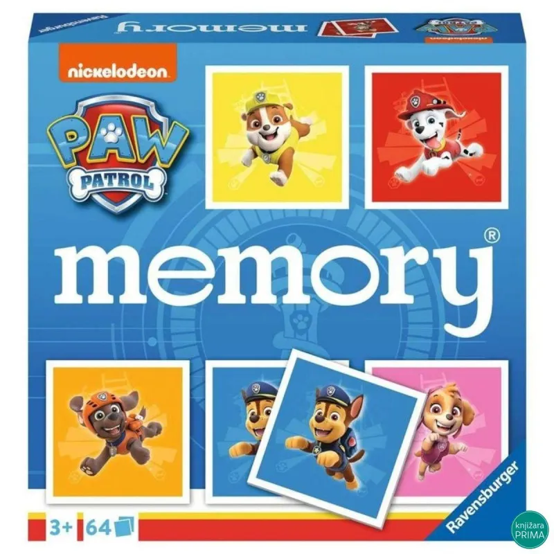 Igra memorije RAVENSBURGER Patrolne Šape