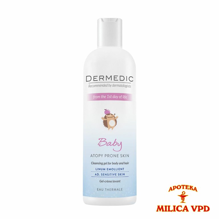 DERMEDIC BABY čisteći gel za telo i kosu 200ml