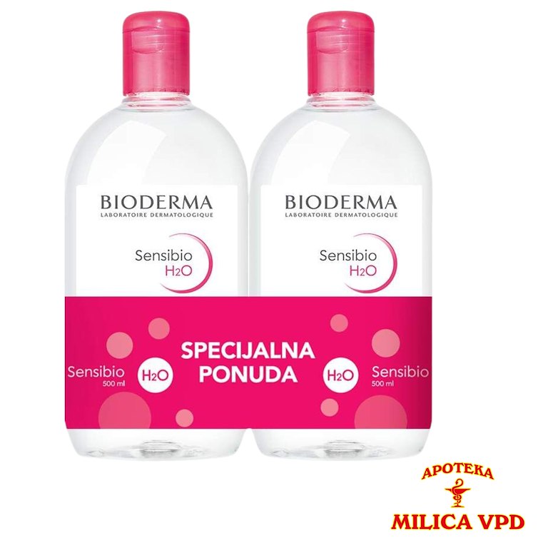 Bioderma Sensibio micelarna voda 500+500ml