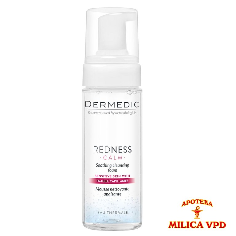 DERMEDIC REDNESS umirujuća pena za čišćenje 150ml