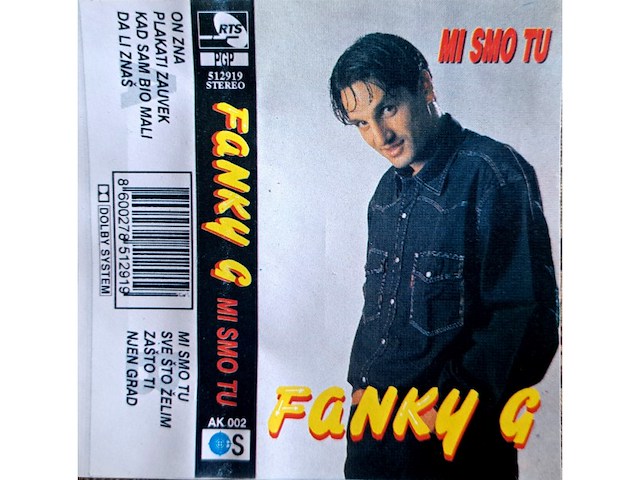 MC: FUNKY G - Mu smo tu (1995) 2. album, VG+/NM