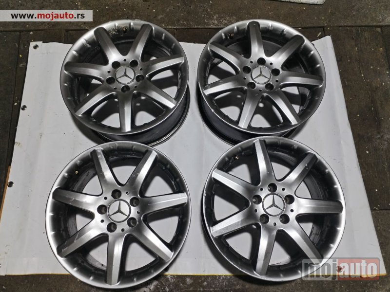 94. Alu Felne 5X112, 17-ice, za Mercedes, 7,5J, ET37, cen. rupa 66.6 mm