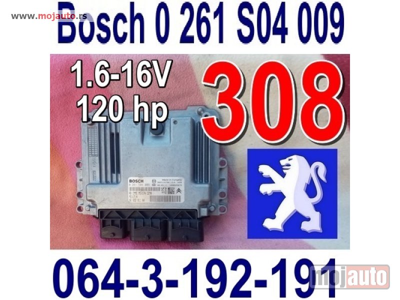 KOMPJUTER Bosch Pežo 308 1.6 16V Peugeot