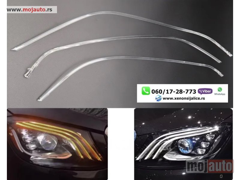 Led dnevno svetlo fabricki model u faru mercedes s klasa w222 12-22