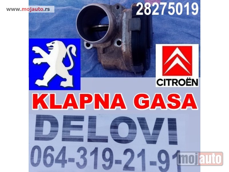 1.6 HDI KLAPNA GASA Delphi 9673534480 Pežo Citroen Peugeot