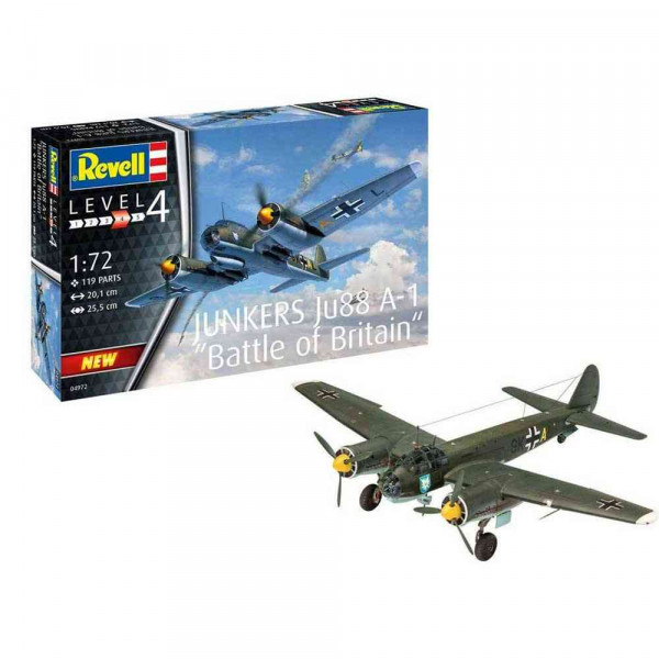 Revell maketa junkers JU88 A-1 battle of Britain