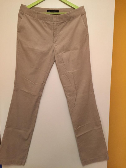 PLIŠANE ženske pantalone Zara basic