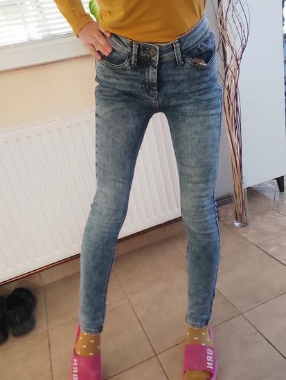 Denim farmerke,visok struk