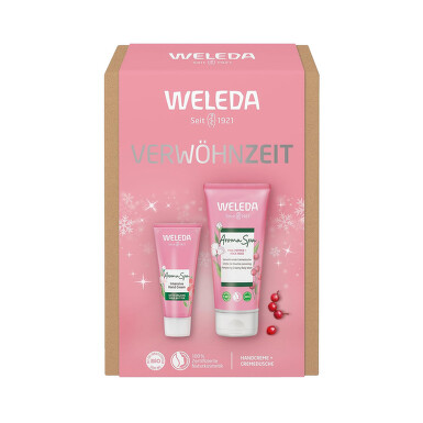 Weleda Aroma Gel za tuširanje, 200 ml + Aroma krema za ruke, 50 ml SET