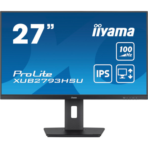 Monitor 27" Iiyama XUB2793HSU-B6 IPS 1920x1080/100Hz/1ms/HDMI/DP/USB/zvučnici