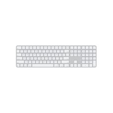 APPLE Magic Keyboard (2024) w Touch ID and Numeric Keypad International English White Keys (mxk73z/a)