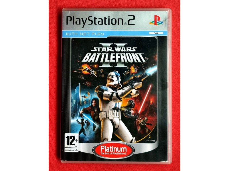 Star Wars Battlefront II - Platinum / PS2 Originalna Ig