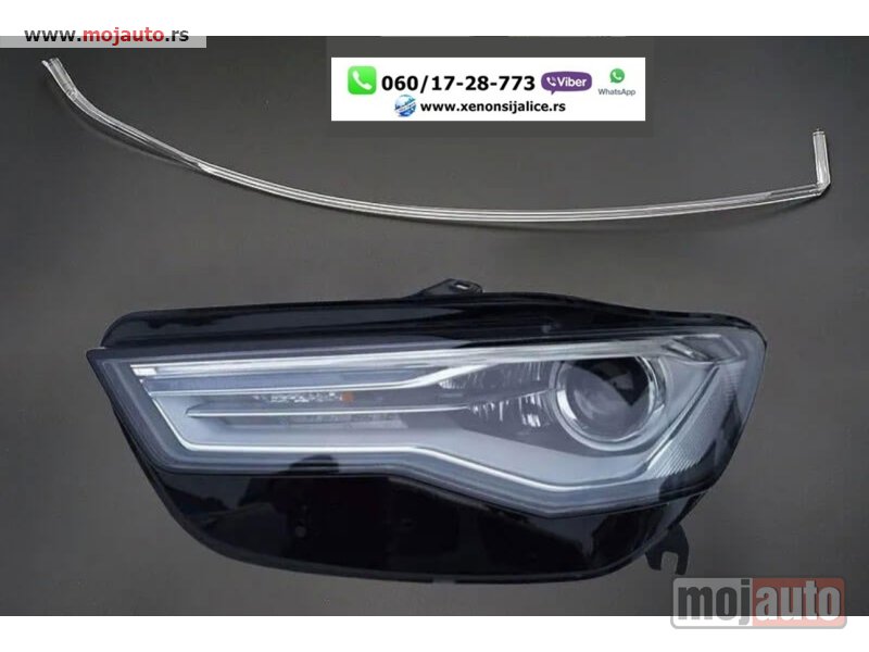 Led dnevno svetlo fabricki model u faru audi a6 c7 15-18 xenon