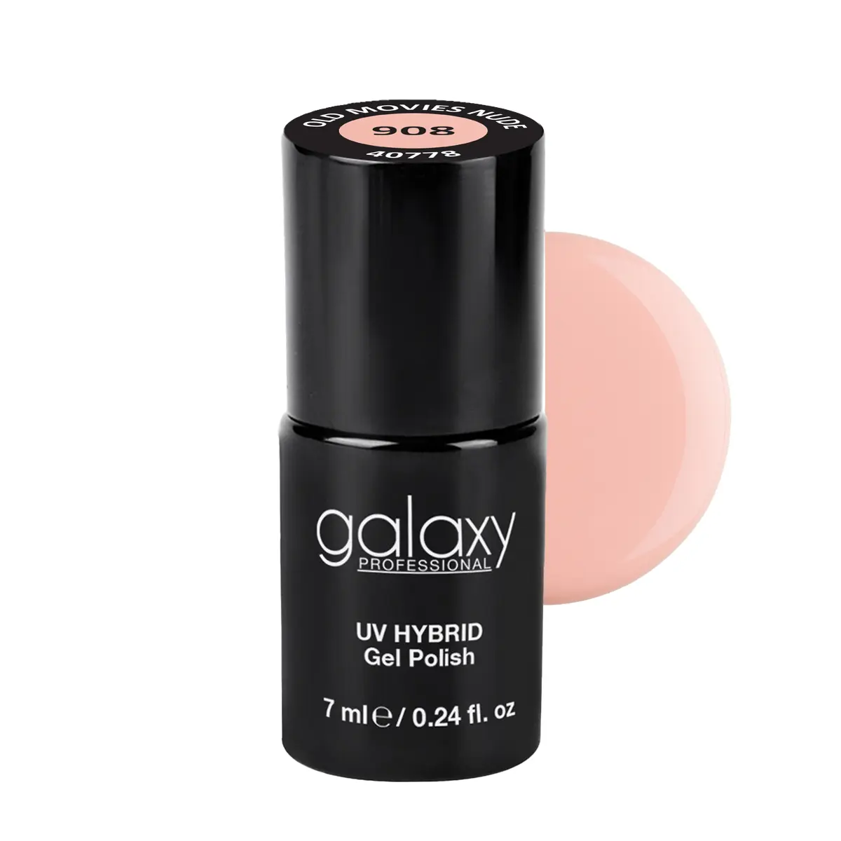 Trajni lak za nokte UV/LED GALAXY Hybrid 7ml Old Movies Nude S908