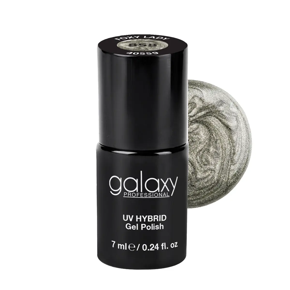 Trajni lak za nokte UV/LED GALAXY Hybrid 7ml Foxy Lady S858