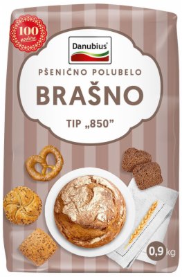 BRAŠNO PŠENIČNO TIP-850 DANUBIUS 900G
BRAŠNO PŠENIČNO TIP-850 DANUBIUS 900G