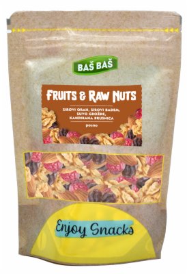 MIX FRUITS&RAW NUTS BAŠ BAŠ 150G
MIX FRUITS&RAW NUTS BAŠ BAŠ 150G