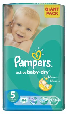 PELENE PAMPERS 5 GP 11-16KG 64/1