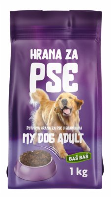 HRANA ZA PSE GRANULE ADULT BAŠ BAŠ 1KG
HRANA ZA PSE GRANULE ADULT BAŠ BAŠ 1KG