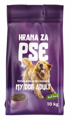 HRANA ZA PSE GRANULE ADULT BAŠ BAŠ 10KG
HRANA ZA PSE GRANULE ADULT BAŠ BAŠ 10KG