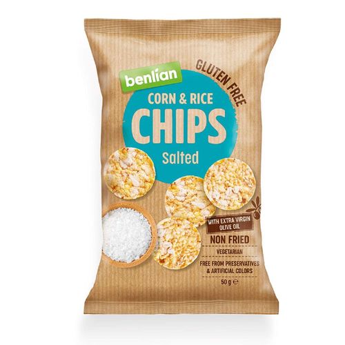 Benlian chips classic 50 gr, gluten free