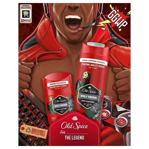 Old Spice x-mass WolfThorn GAMER muški poklon set