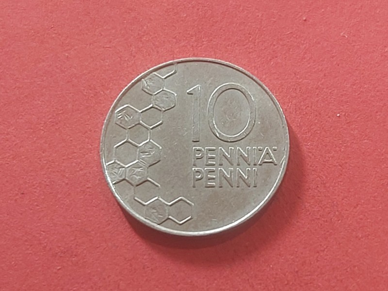 Finska - 10 pennia 1992 god