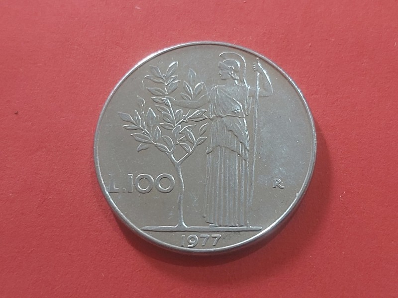 Italija - 100 lira 1977 god