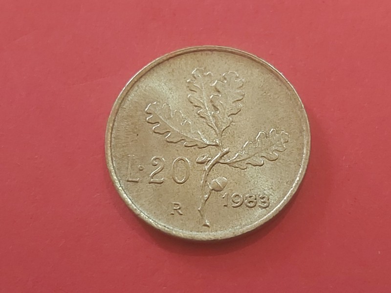 Italija - 20 lira 1983 god