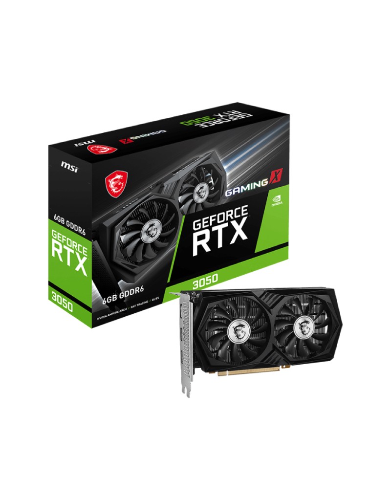 MSI nVidia GeForce RTX 3050 6GB 128bit RTX 3050 GAMING X 6G