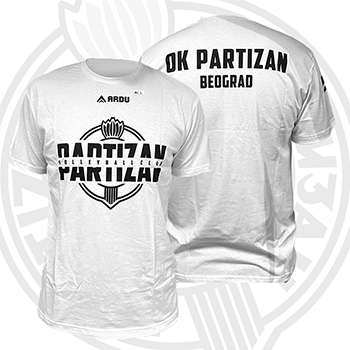 OKP dečija bela majica OK Partizan 2502