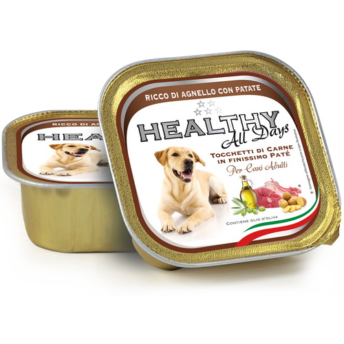 VBBD Healthy All Days pate vlažna hrana za odrasle pse - jagnjetina sa krompirom 150g