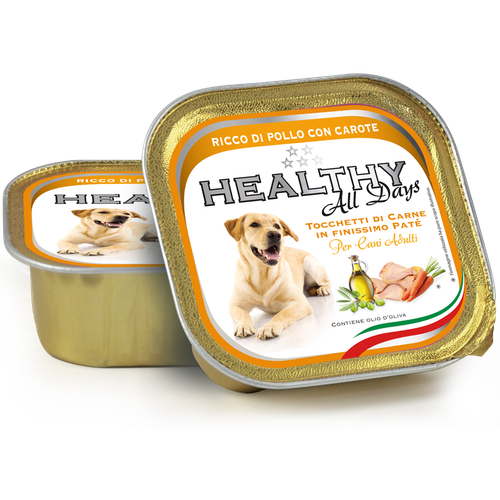 VBBD Healthy All Days pate vlažna hrana za pse - piletina sa šargarepom 150g