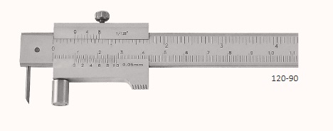 Kern pomično merilo za obeležavanje sa rolnicom 0-200mm, 0.05mm Sa kaljenim vrhovima U futroli (K-120- 900)