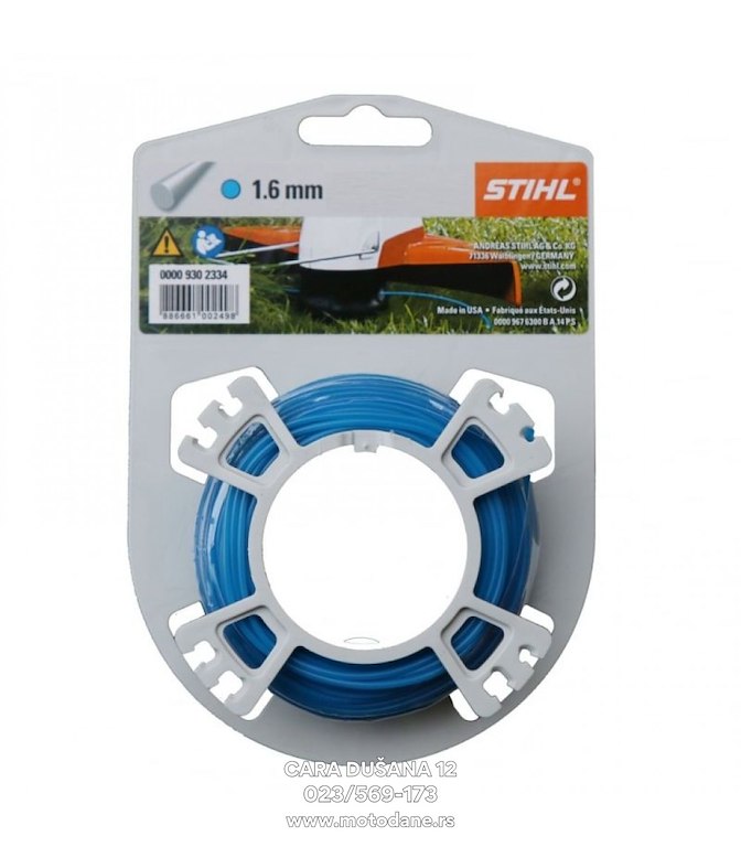 Trimi nit okrugla 1.6mm x 19m Stihl