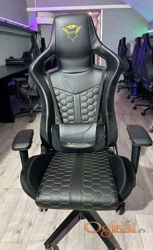 Gejmerska stolica Trust GXT 712 Resto PRO Gaming Black