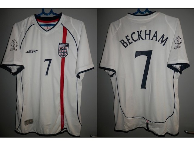 Engleska dres (World Cup 2002) David Beckham 7 England