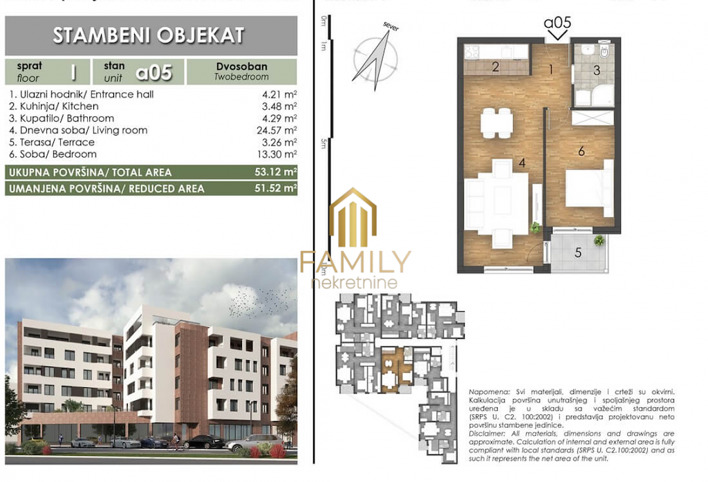 Dvosoban stan u izgradnji – 51m² na top lokaciji!