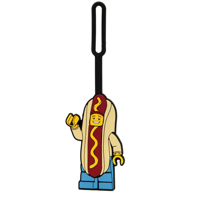 LEGO etiketa za torbu: Tip u hot dog kostimu